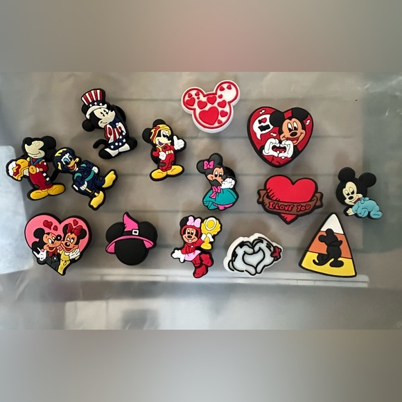 Disney | Other | Disney Mickey Minnie And Friends Croc Shoe Charms ...